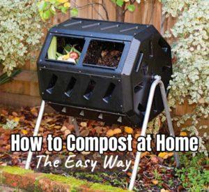 How to Compost at Home with a Tumbling Composter...